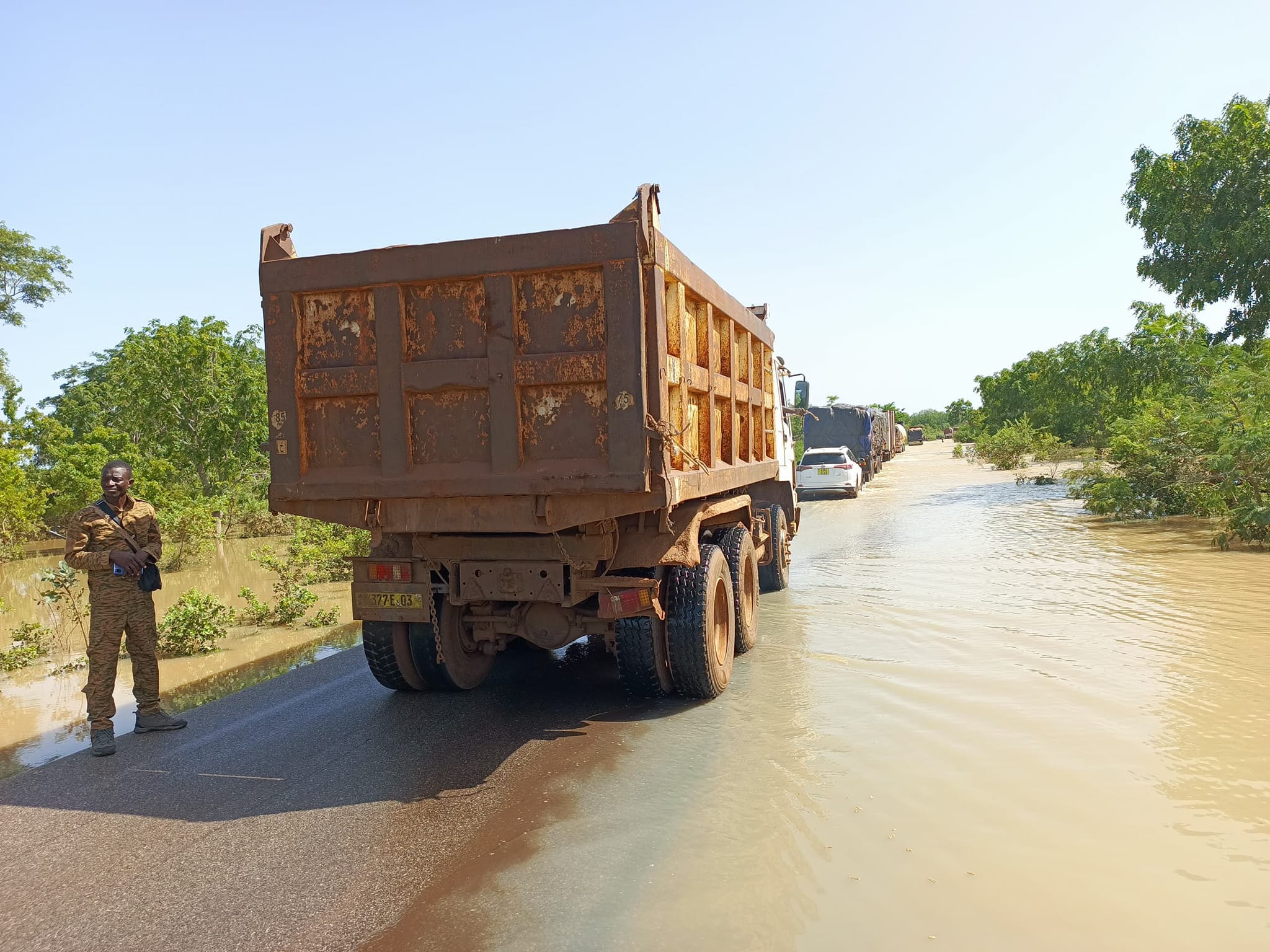 RN1/Hèrèdougou: Le niveau de l'eau en baisse, la circulation toujours ouverte – Ouest Info